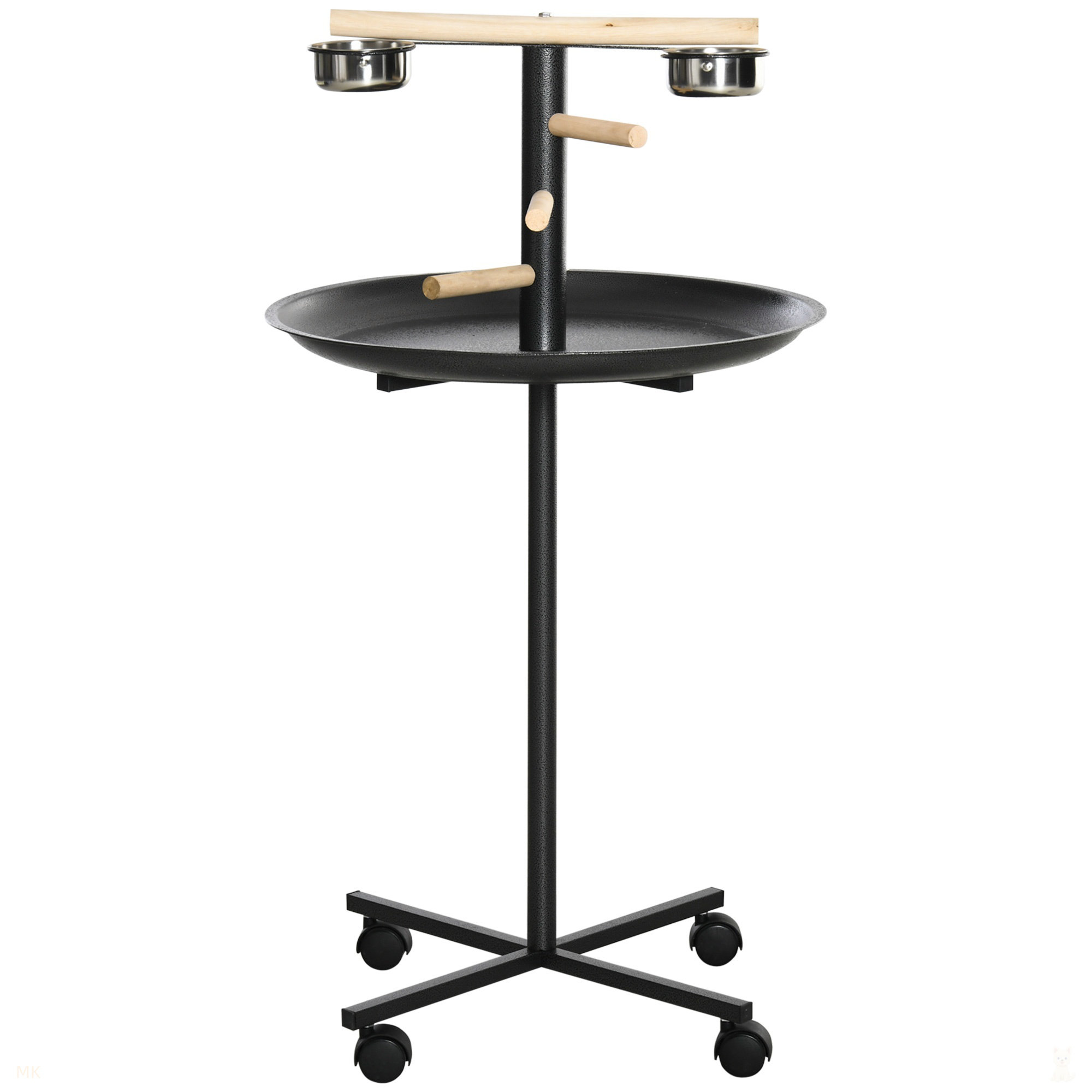 Tucker Murphy Pet™ Bird Play Stand, Portable Parrot Perch, Bird Feeder ...