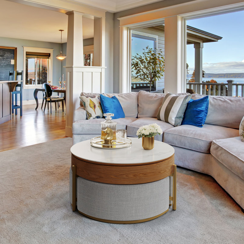 Willa Arlo™ Interiors Bulverde Lift Top Extendable Frame Coffee Table ...