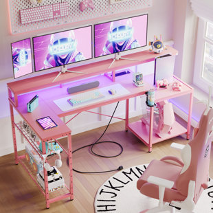 Pink Desks You'll Love | Wayfair