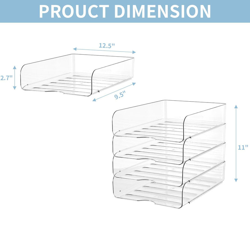 Rebrilliant Quoc Plastic Paper Organizer | Wayfair
