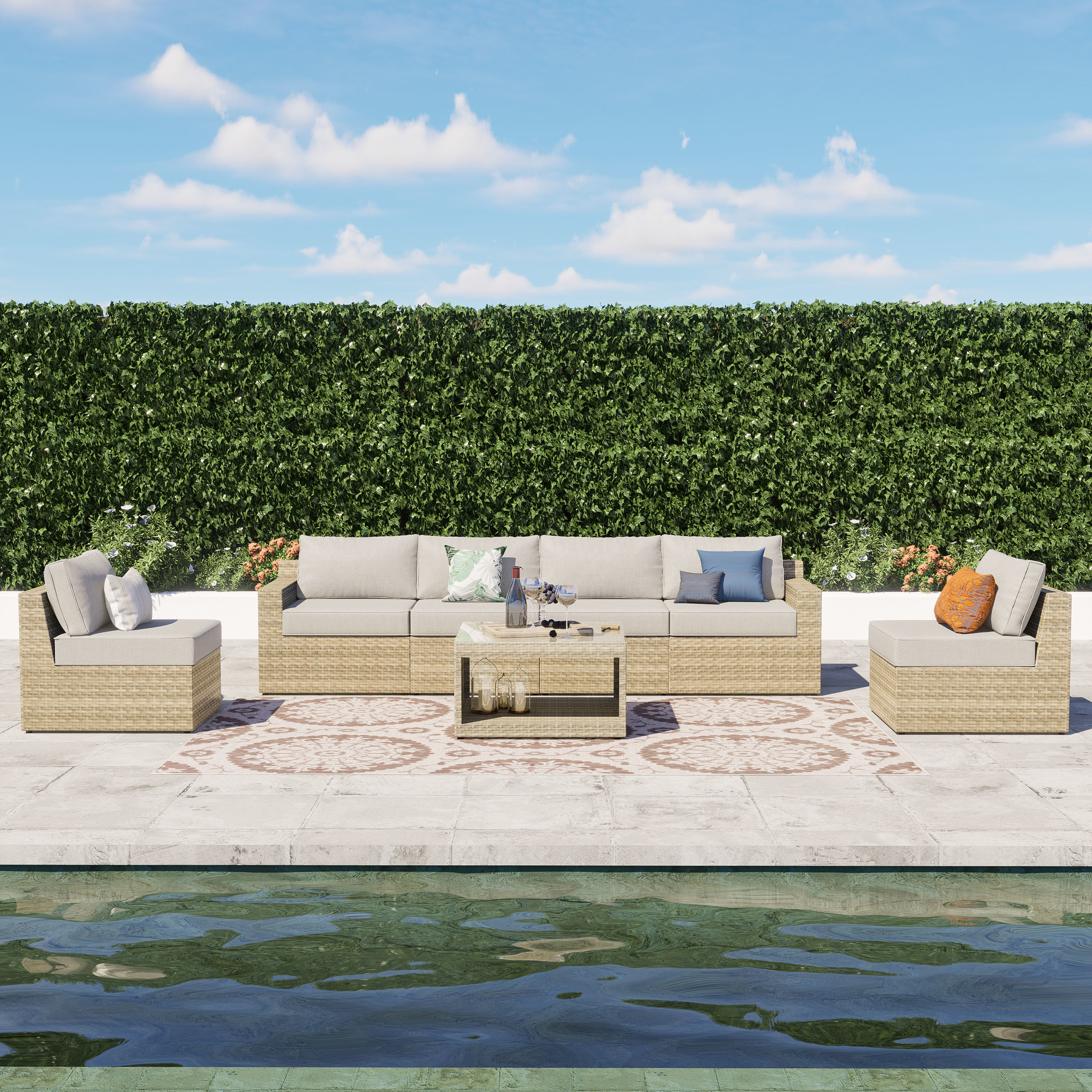 Joss & Main Eastford 7-Piece Deep Seating Set - Wayfair Canada