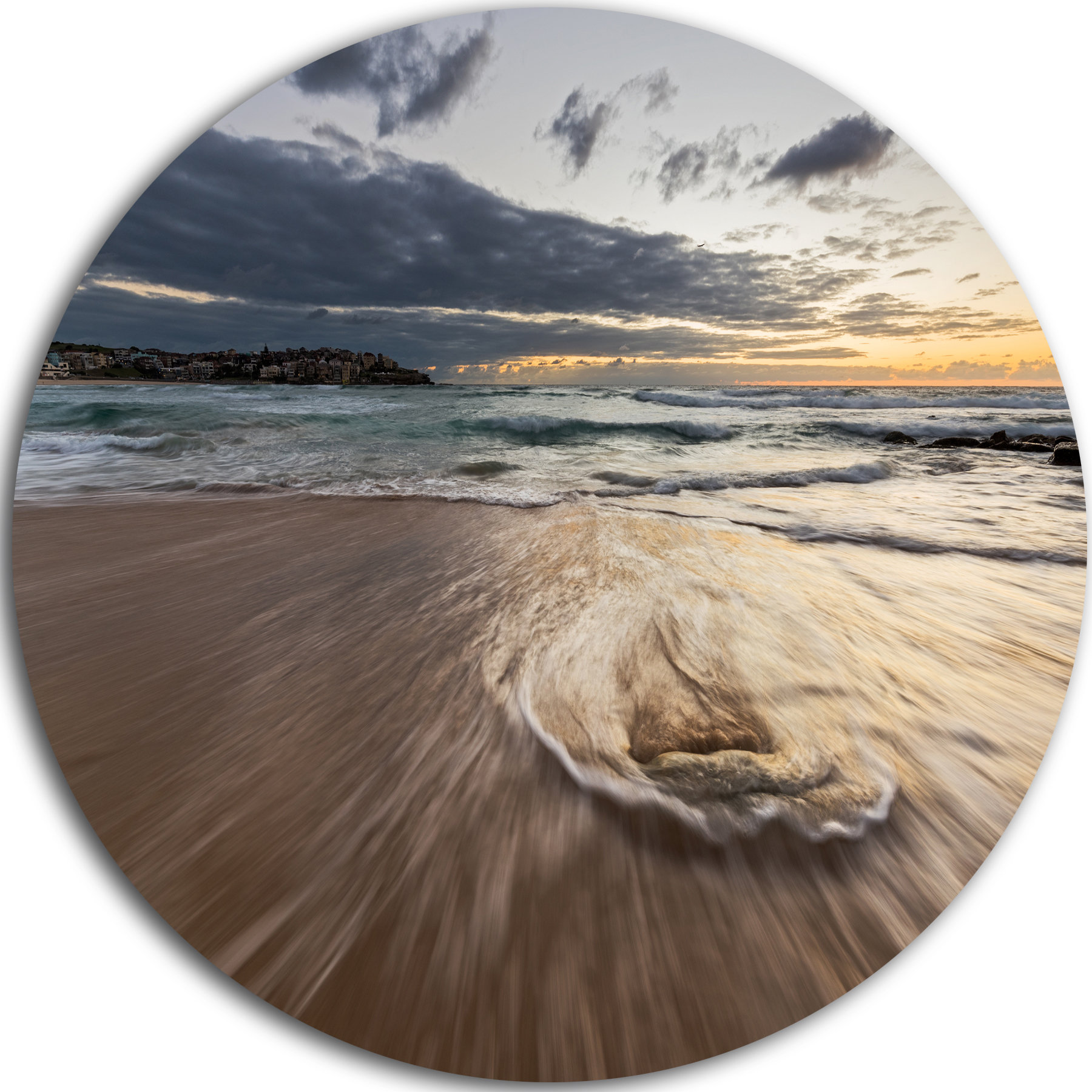Design Art 'Morning with Playful Surf and Pleasant Sky' Photographic ...