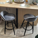 Corrigan Studio Askern Upholstered 69.5cm Counter Stool & Reviews ...