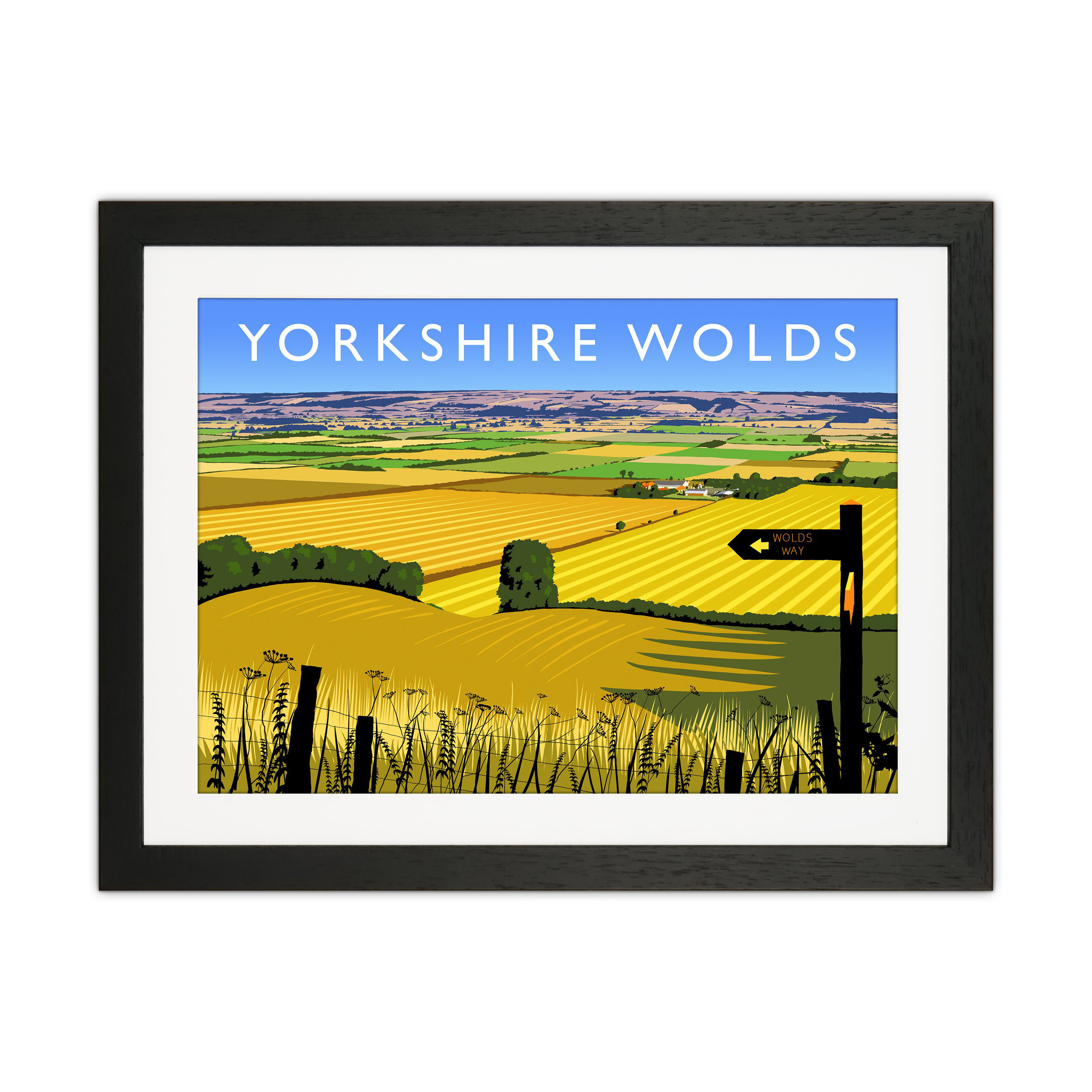 Corrigan Studio Yorkshire Wolds by Richard O'Neill - Graphic Art ...