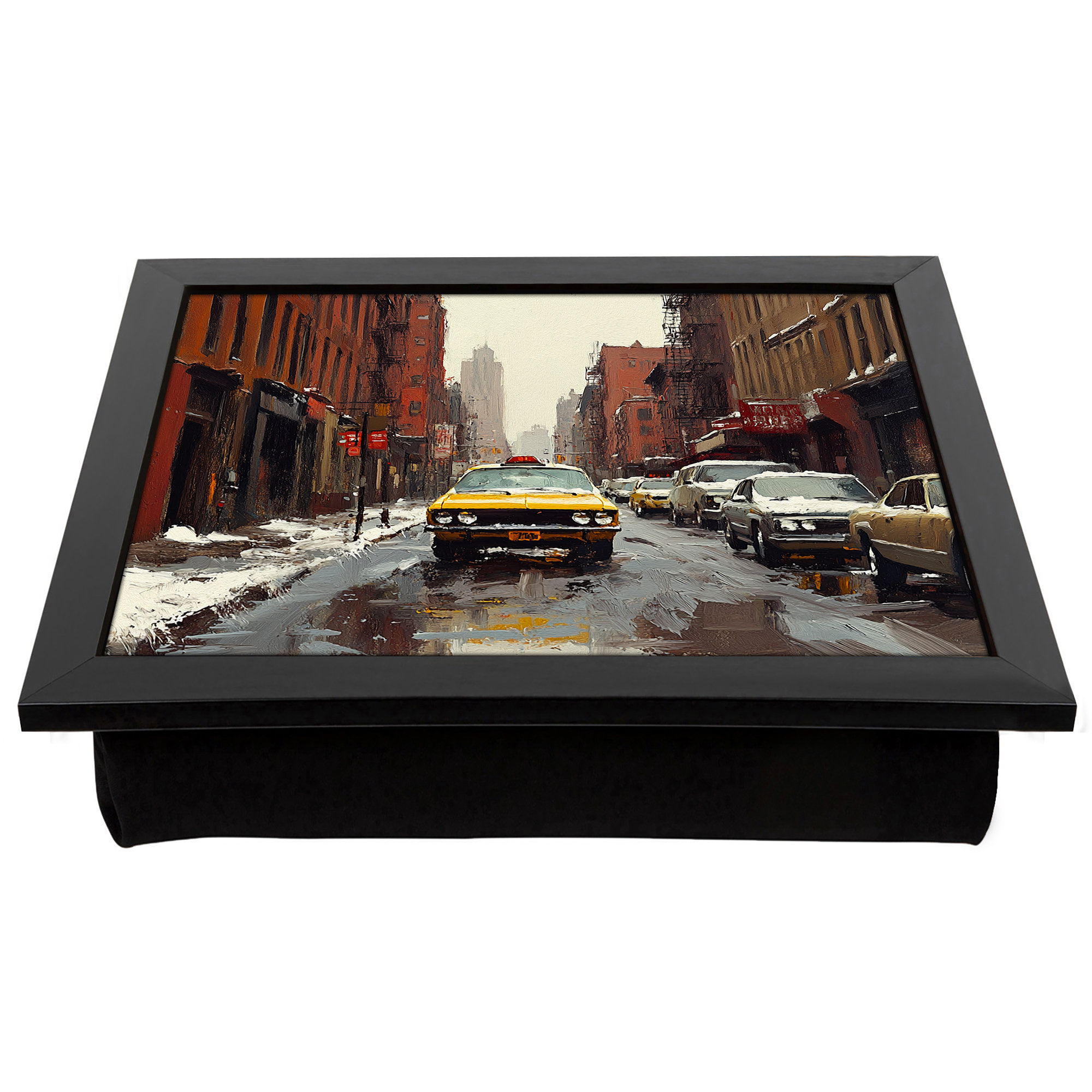17 Stories New York Taxi Cab Lap Tray with Cushion | Wayfair.ie