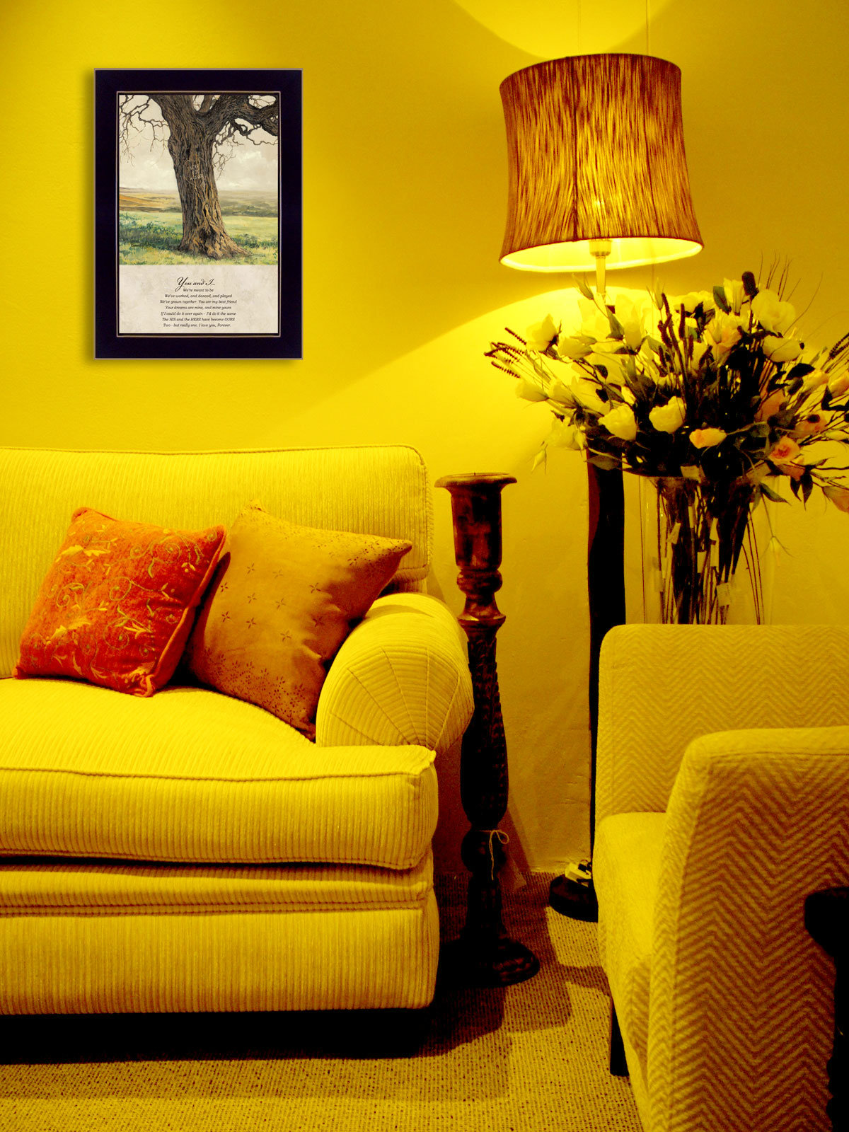 Trendy Decor 4U Forever Framed Wall Art for Living Room, Home Wall ...