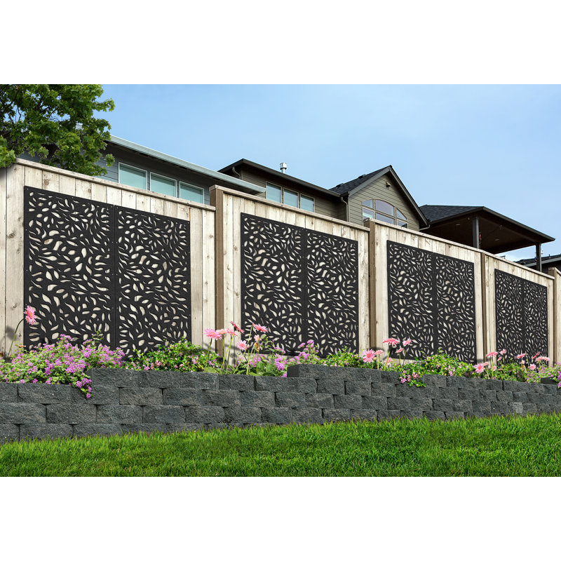 DESIGN-VU Evergreen Decorative Privacy Panel & Reviews | Wayfair