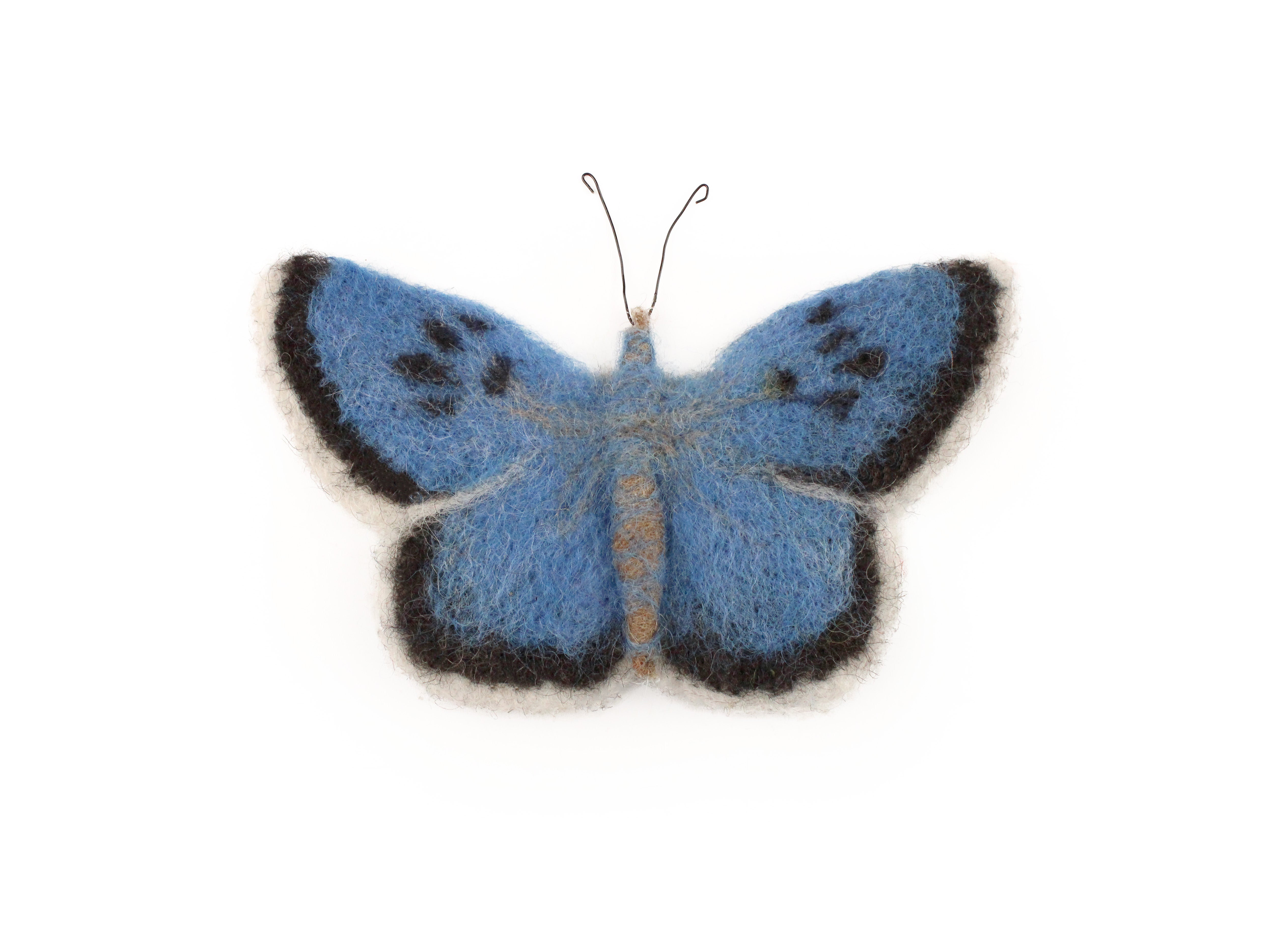 The Makerss Felting Kit - Large Blue Butterfly Needle Felt Kit | Wayfair