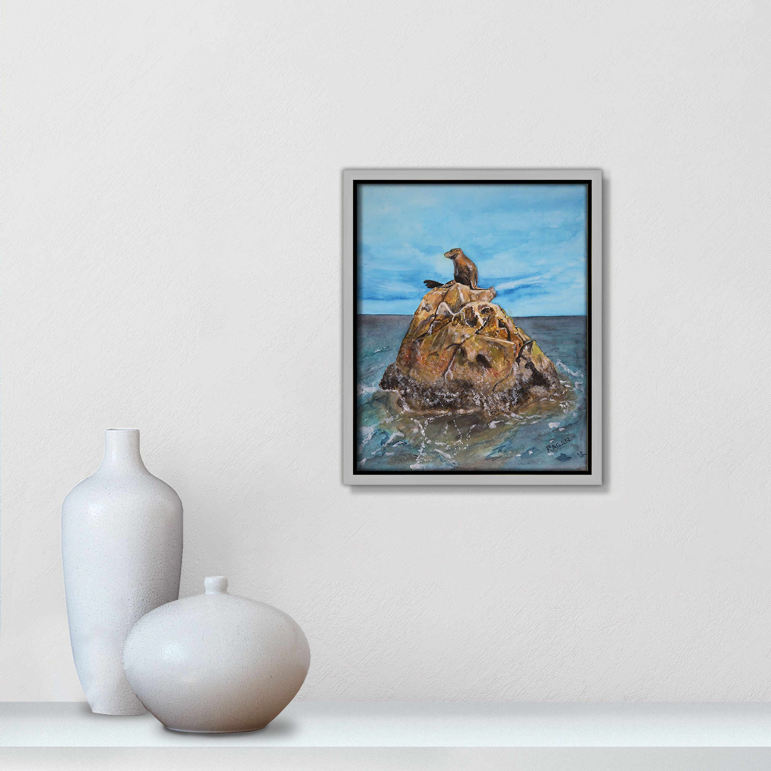 Beachcrest Home™ Rashebia Seal Rock Print by Mike Ragan for | Wayfair