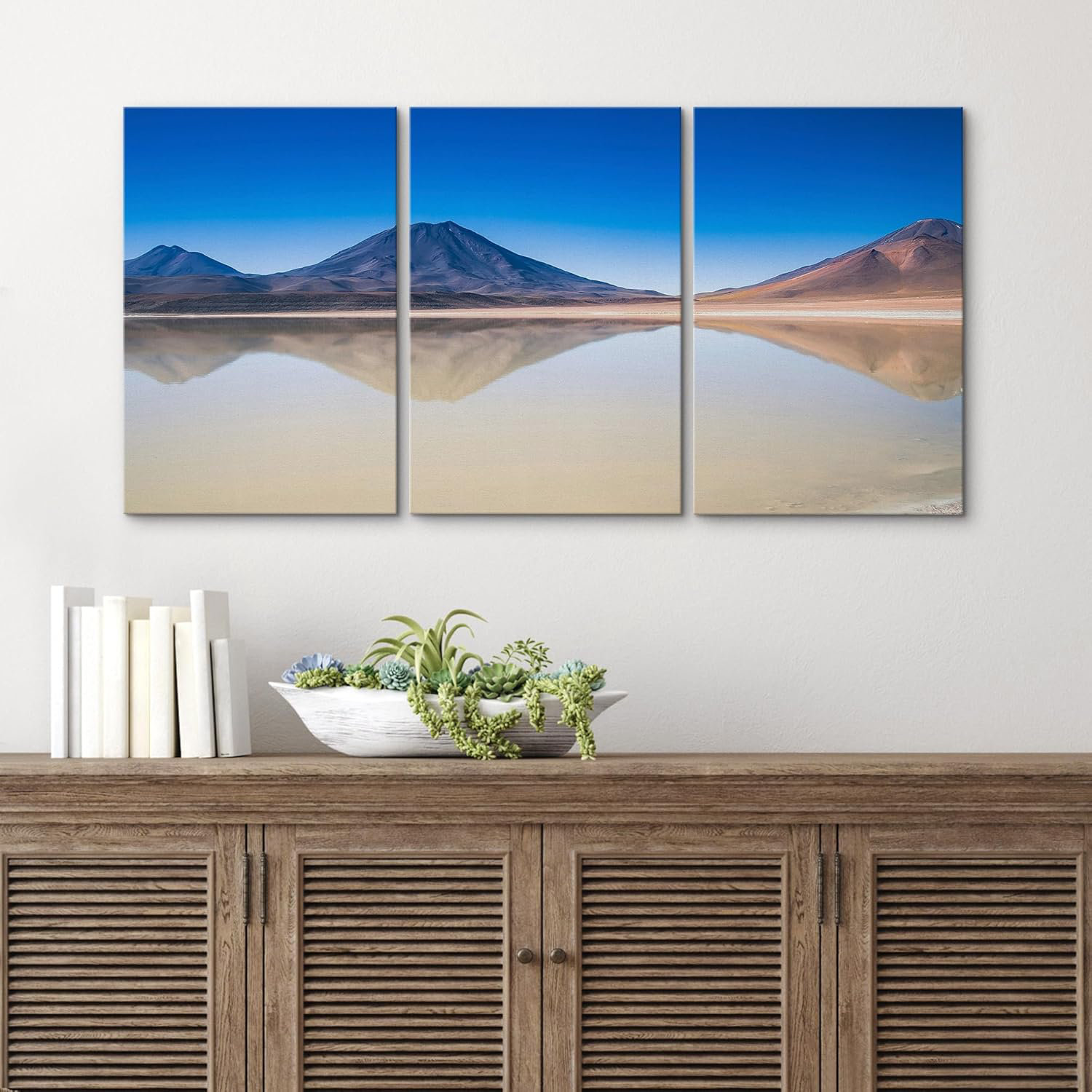 IDEA4WALL Nature Landscape Reflective Mountain Lake Clear Sky ...