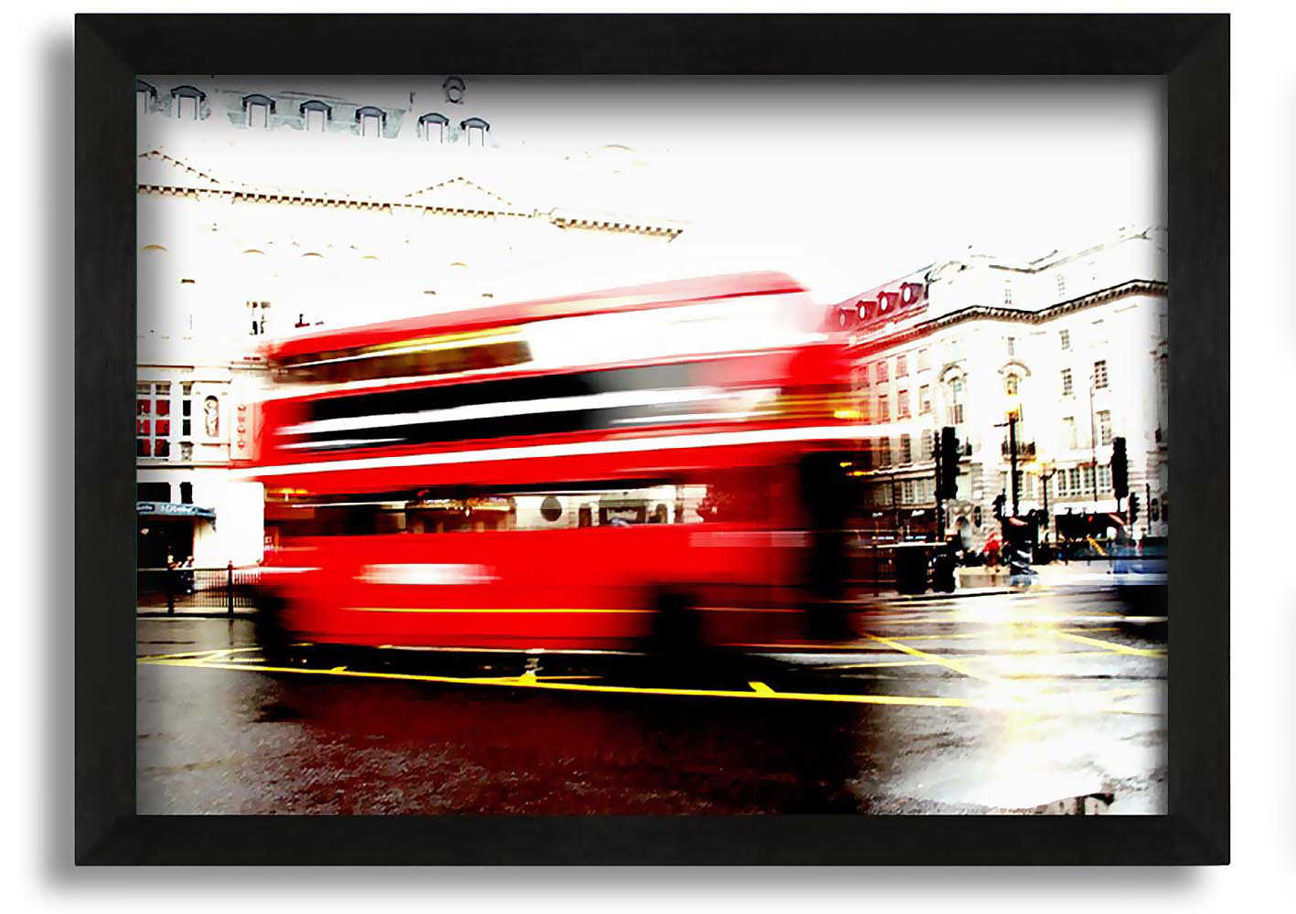 Ebern Designs London Retro Red Bus - Photograph on Canvas | Wayfair.co.uk