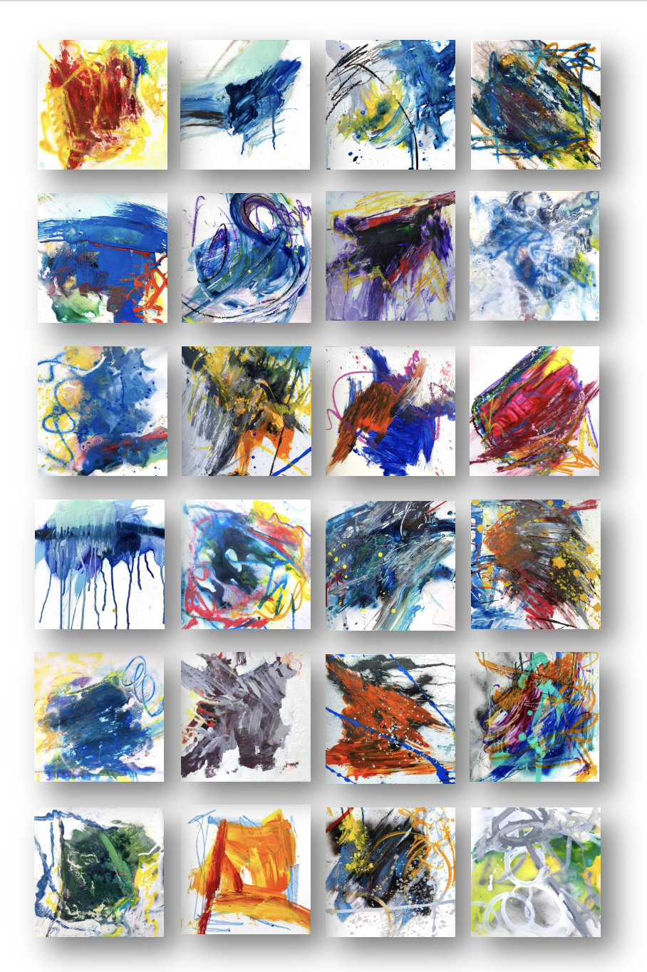 John Beard Collection Mineral Series 24 Set by John Beard - Artist ...