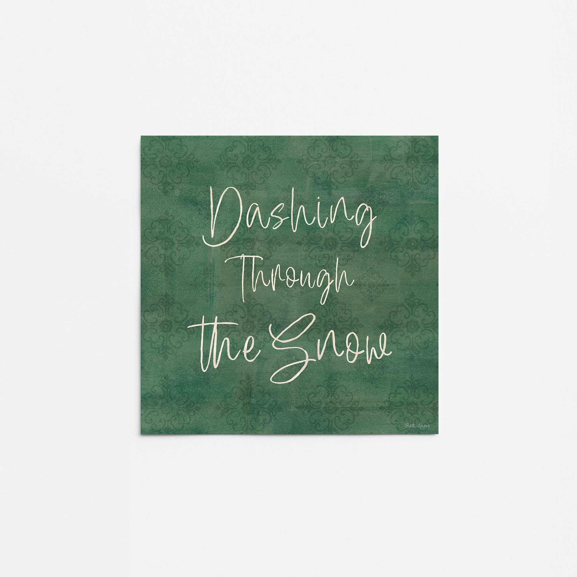 Trinx Dashing Through the Snow Print | Wayfair