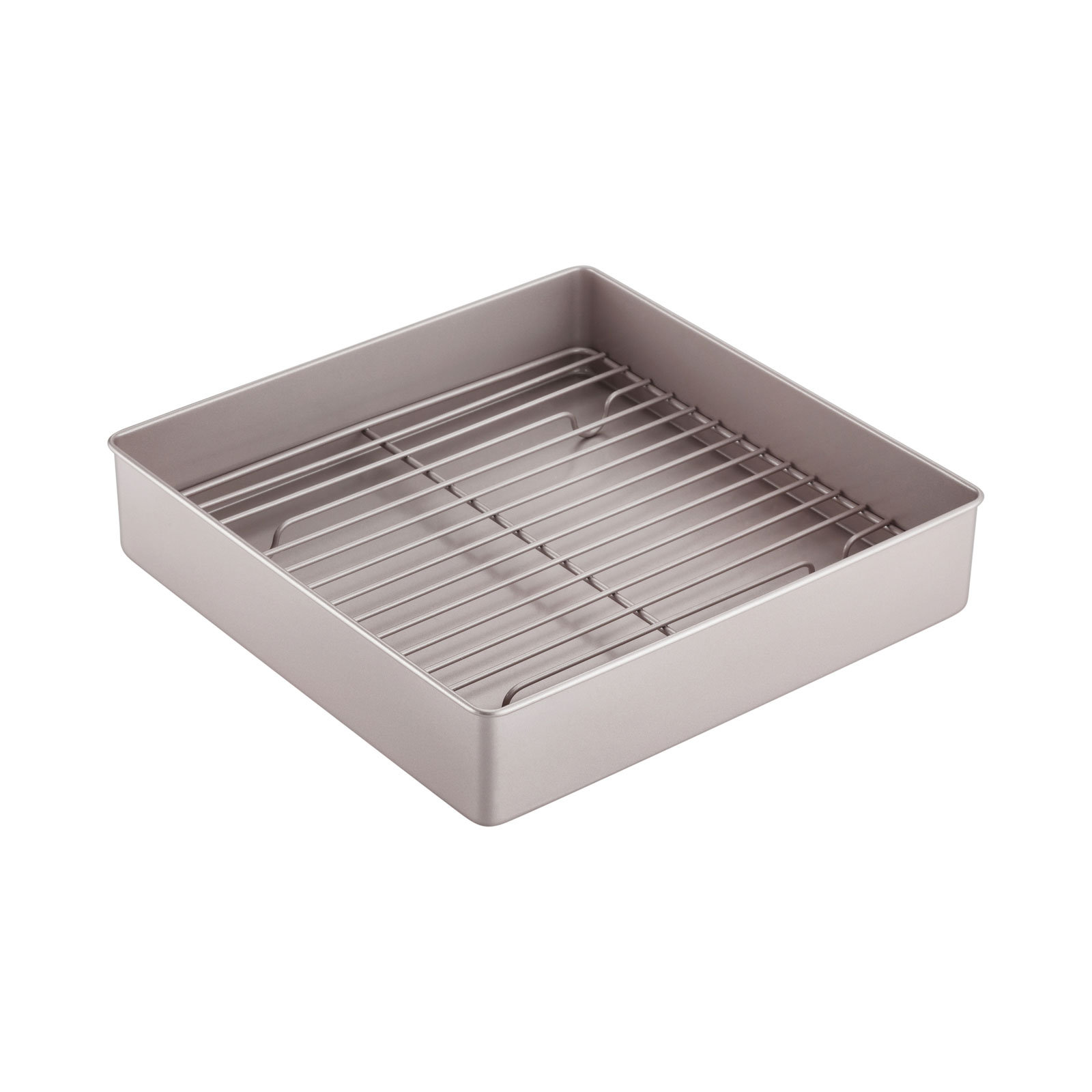CHEFMADE 11 Inch Square Deep Dish Roasting Pan with Rack | Wayfair