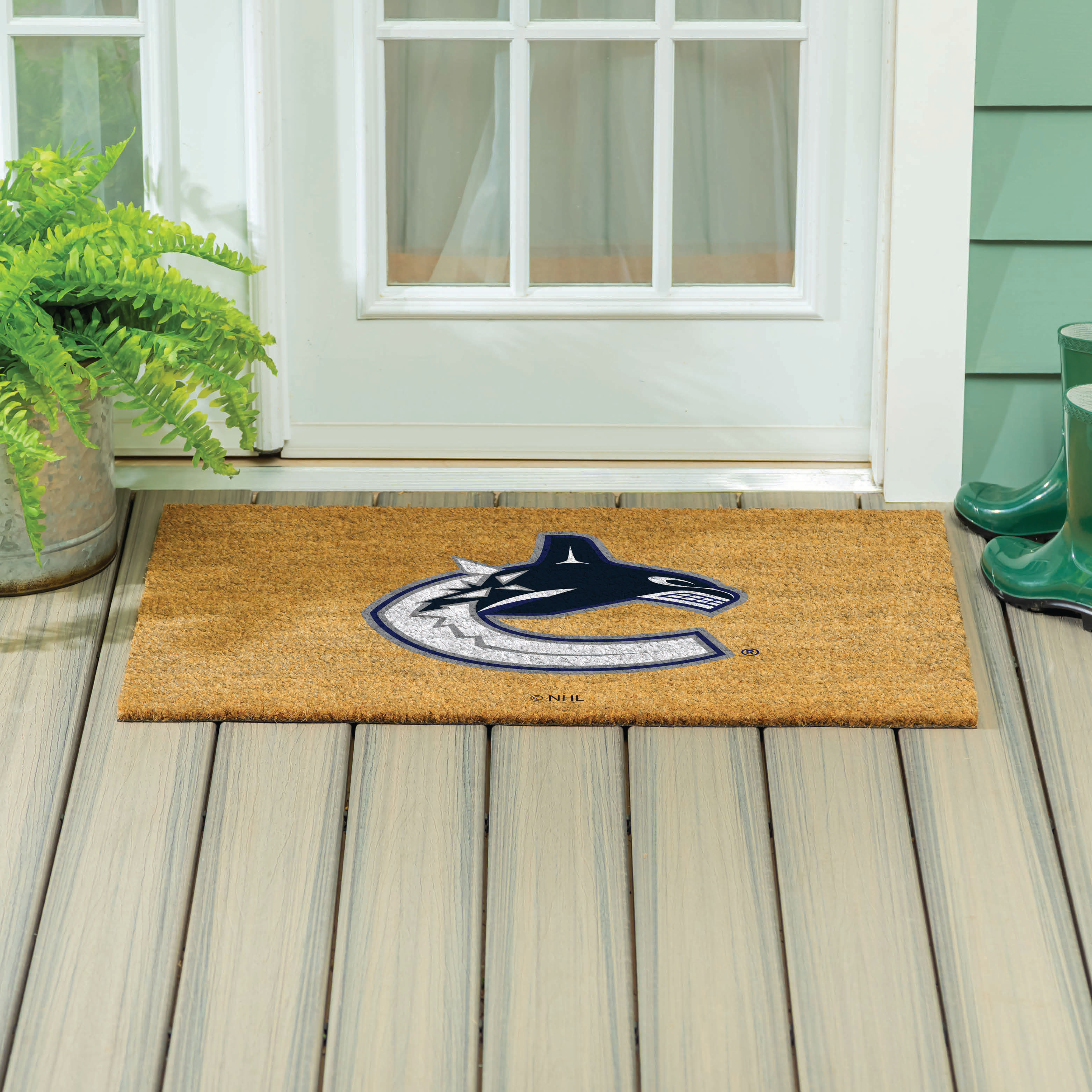 Ophelia & Co. Vancouver Canucks Large Full Color Coir Mat, 36"x24 ...