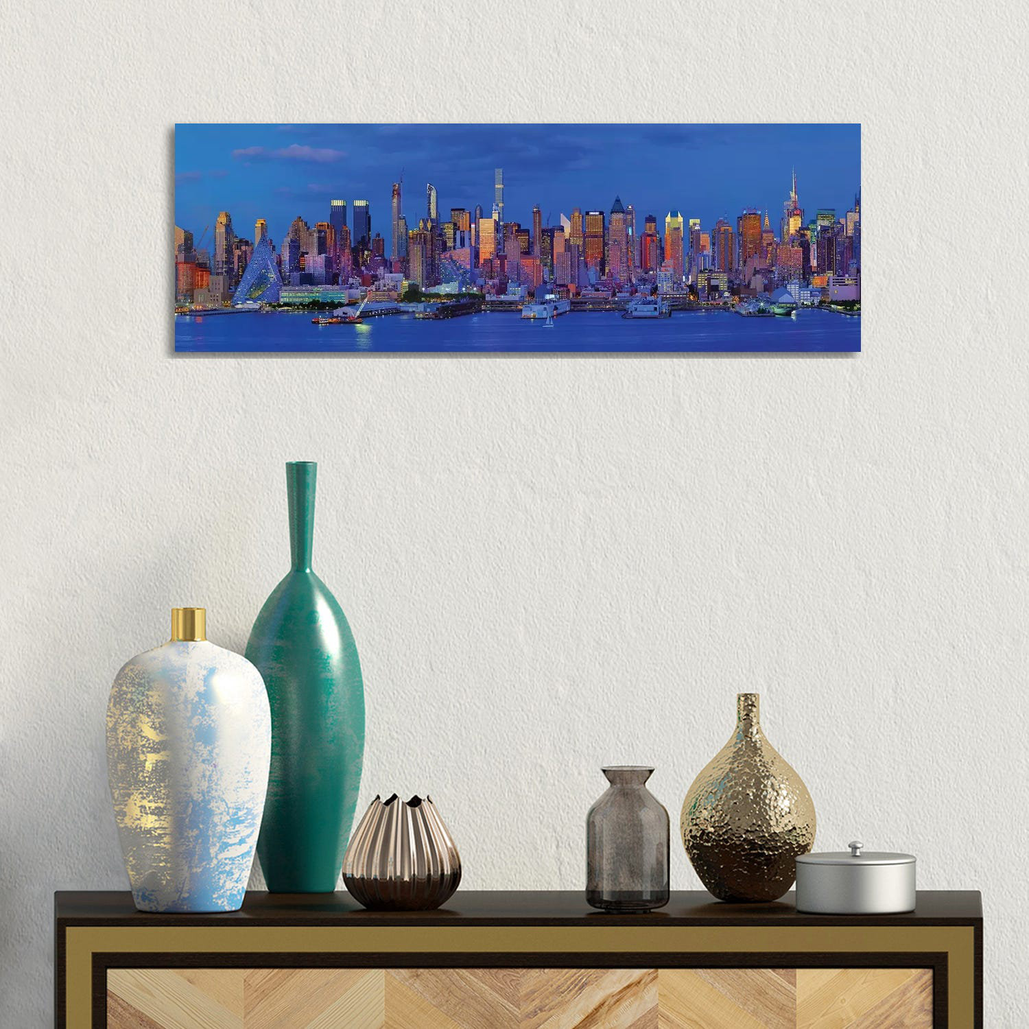 Ebern Designs View Of Manhattan Skyline, New York City, New York State ...