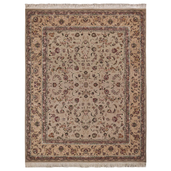 Exquisite Rugs One-of-a-Kind 9' X 12' Wool, Area Rug in Beige | Wayfair