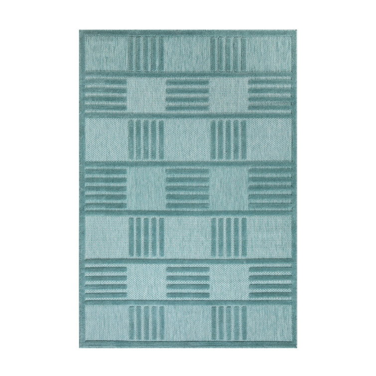 17 Stories Konvalinka Emerald Rug | Wayfair.co.uk