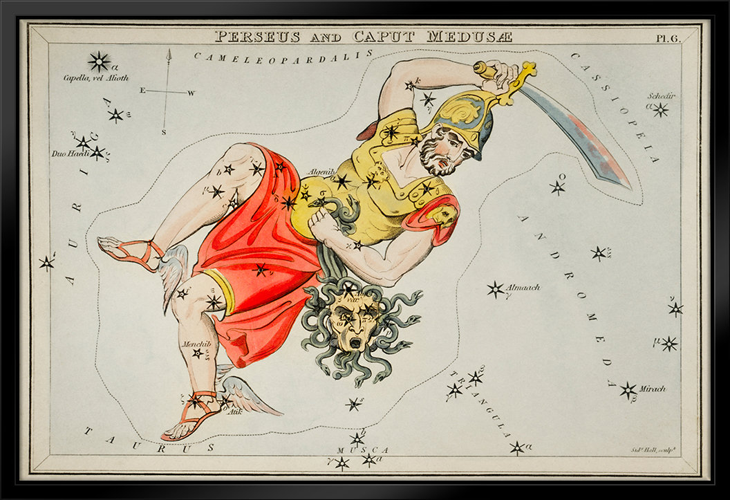 ATX Art Group LLC Astronomical Chart Illustration Of The Perseus And ...