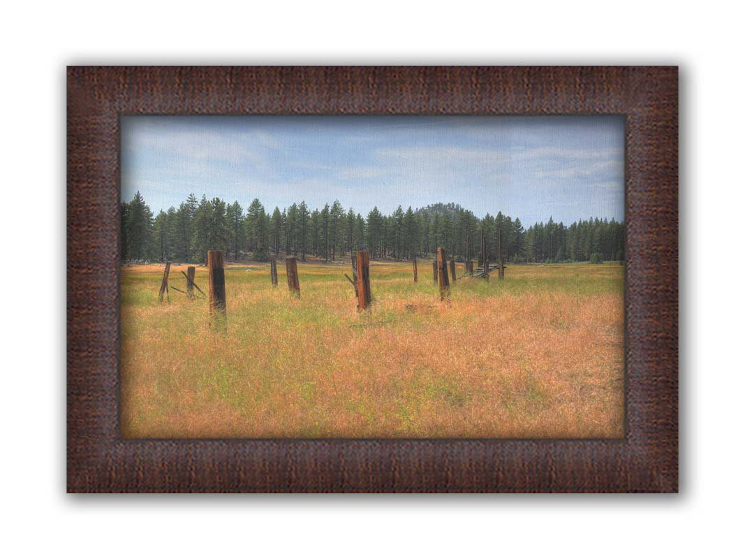 Union Rustic Tahoe Fence by Kelly Wade. Paper Print - Mounted & Framed ...