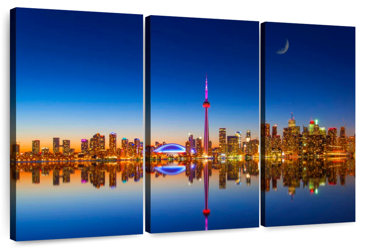 Ebern Designs Hannes Toronto City Reflection | Wayfair