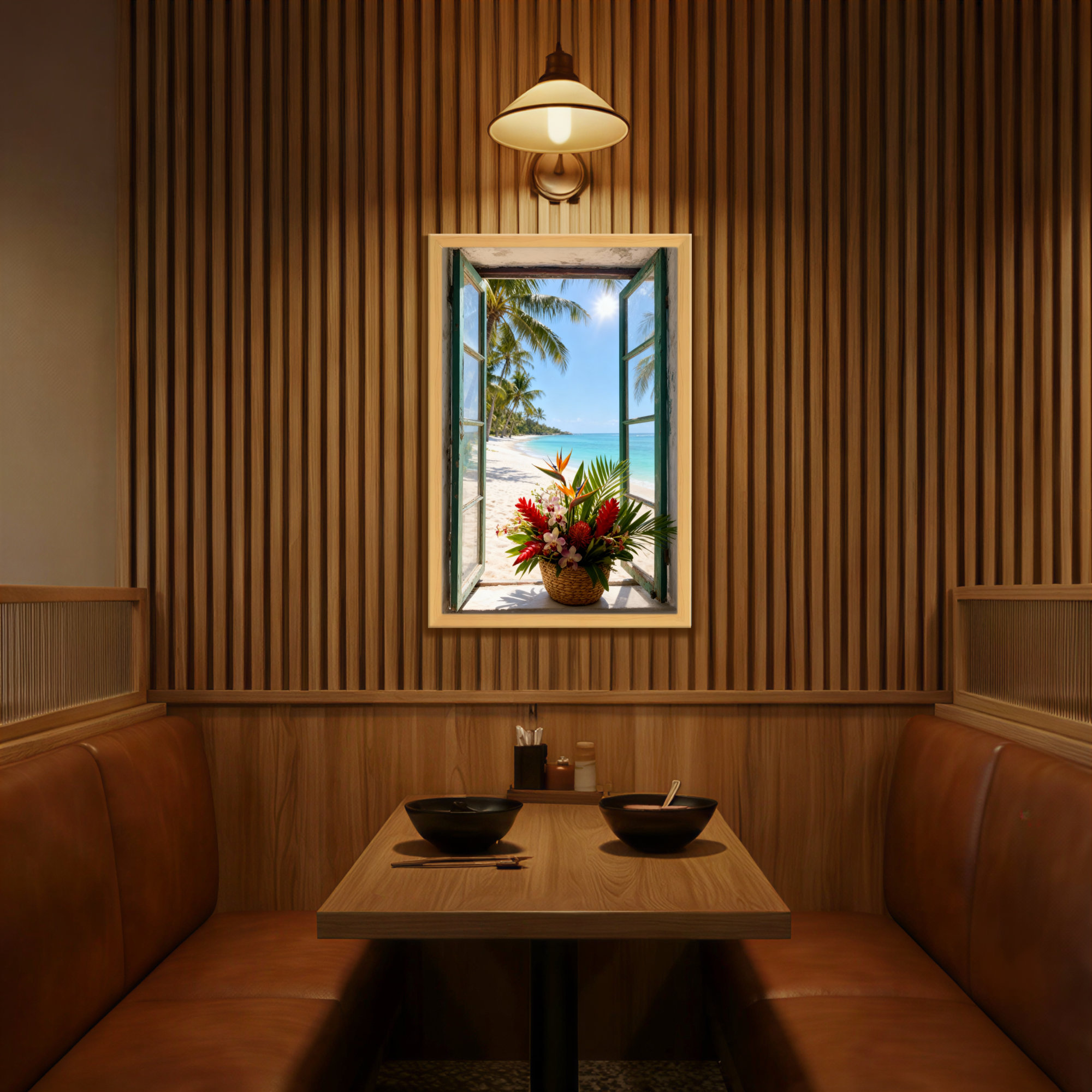 Bay Isle Home™ Landscape & Nature Tropical Beach Palm Trees Ocean View ...