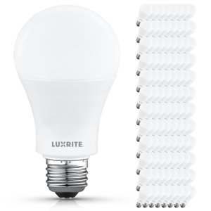 Luxrite A19 LED Light Bulb 12.5W=100W 5000K Bright White 1500LM Non ...