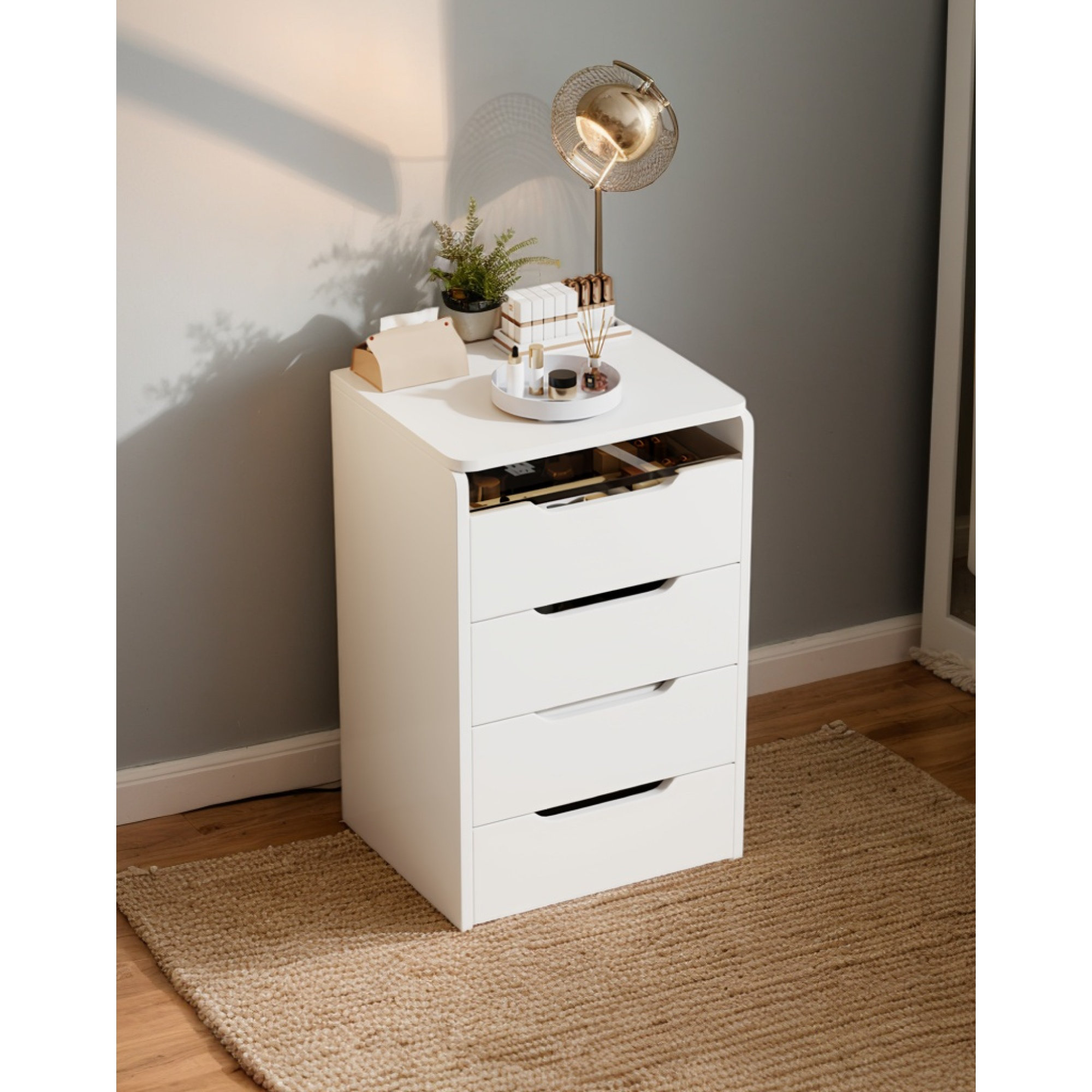 Latitude Run® Multifunctional Makeup Station Mdf Modern Design Bedroom ...