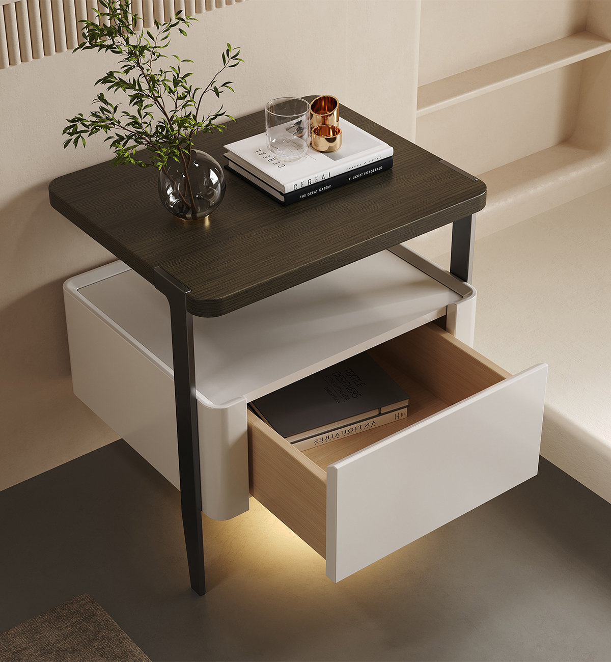 VICABY Minimalist high-end bedside table - Wayfair Canada