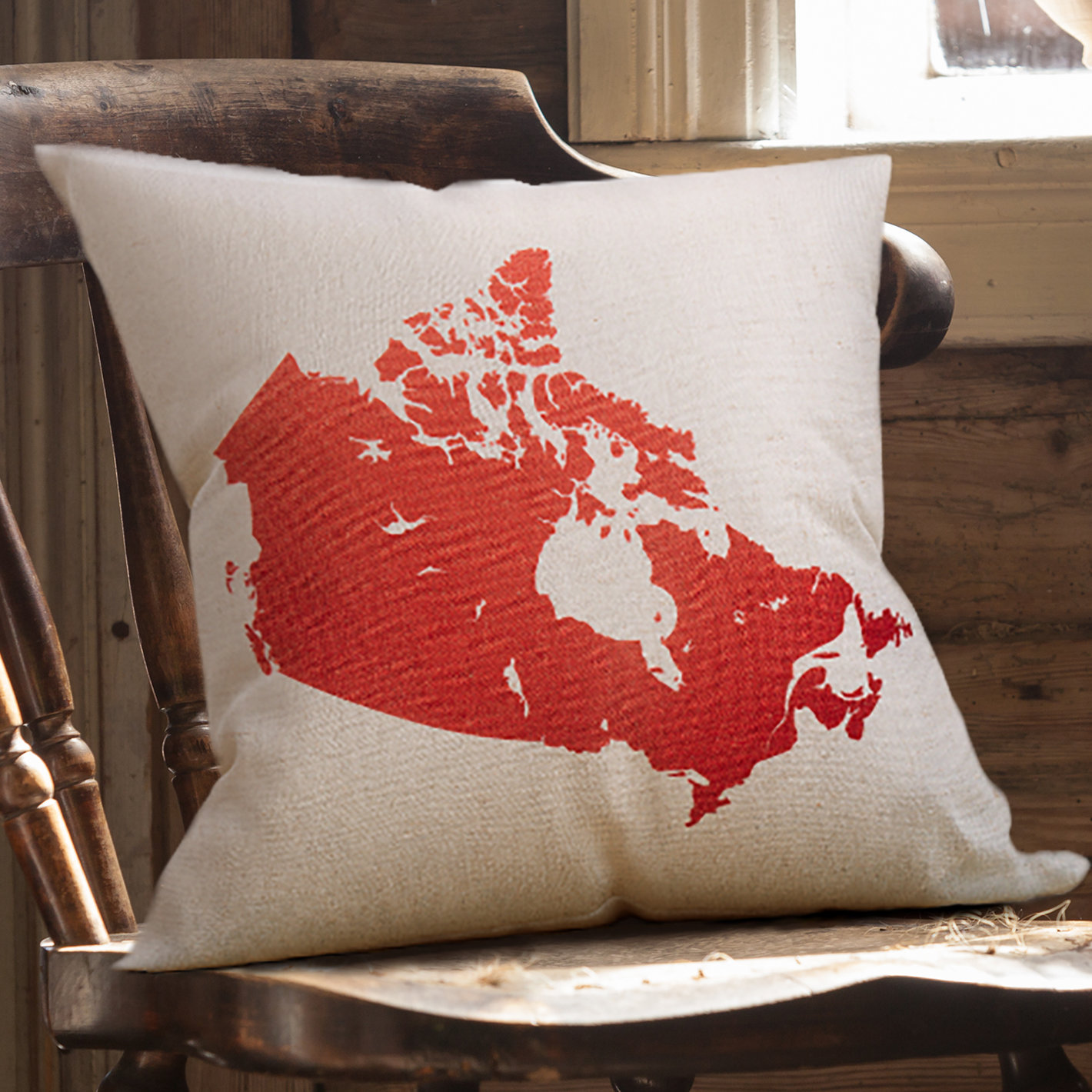 Peterborough Home O Canada Canada Map Throw Pillow | Wayfair