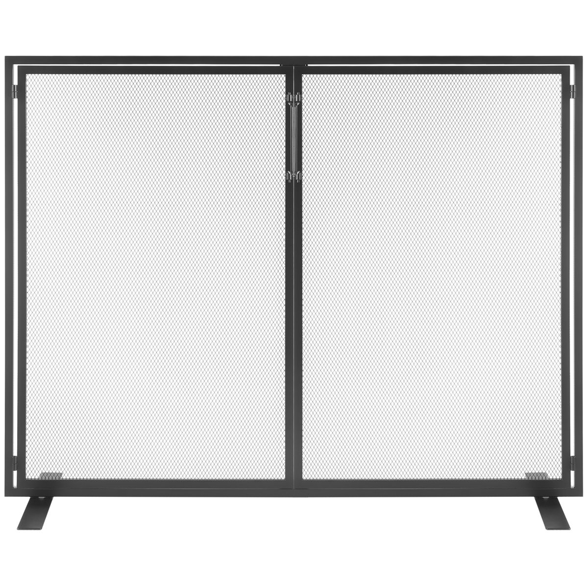 17 Stories Shayleen 1 Panel Iron Fireplace Screen & Reviews | Wayfair