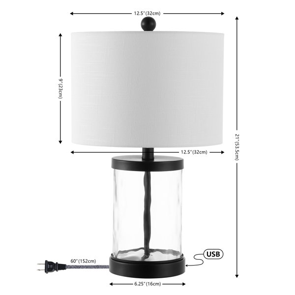 Latitude Run® Genaya USB Table Lamp & Reviews | Wayfair