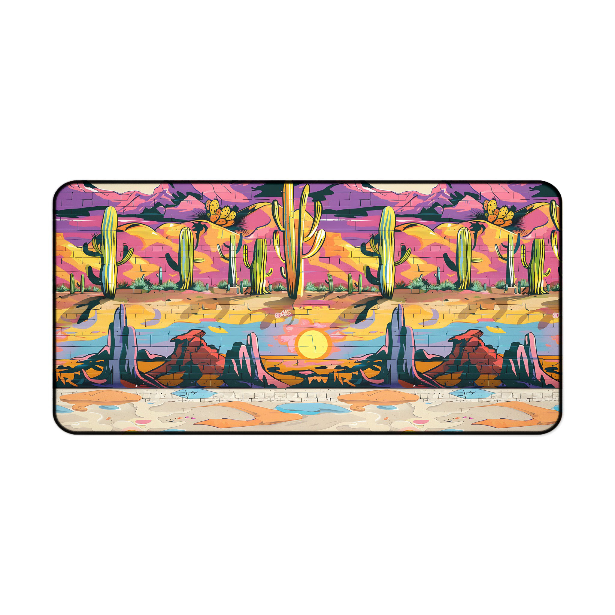 East Urban Home Desert Sunset Mouse Mat, Southwest Landscape Desk Mat ...