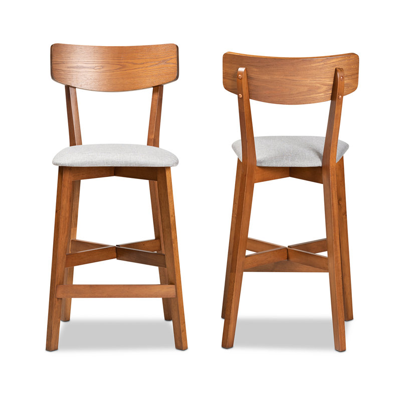 George Oliver Tapley Solid Wood Stool & Reviews | Wayfair