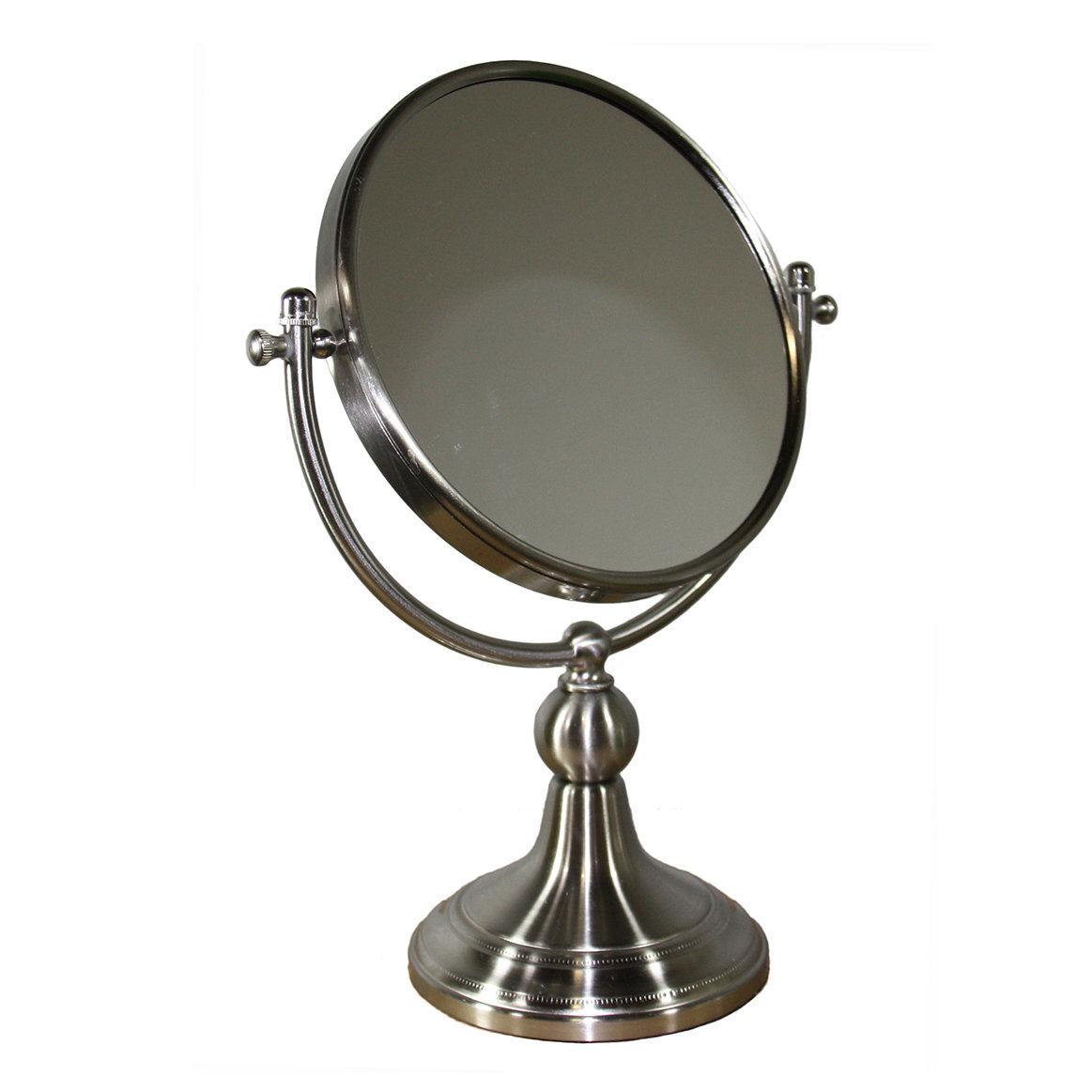 Darby Home Co Winburn Free Standing Round X Magnify Mirror | Wayfair