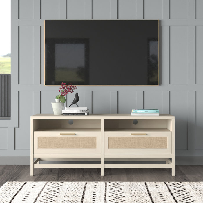 Beachcrest Home Avent 58.37'' Media Console & Reviews | Wayfair