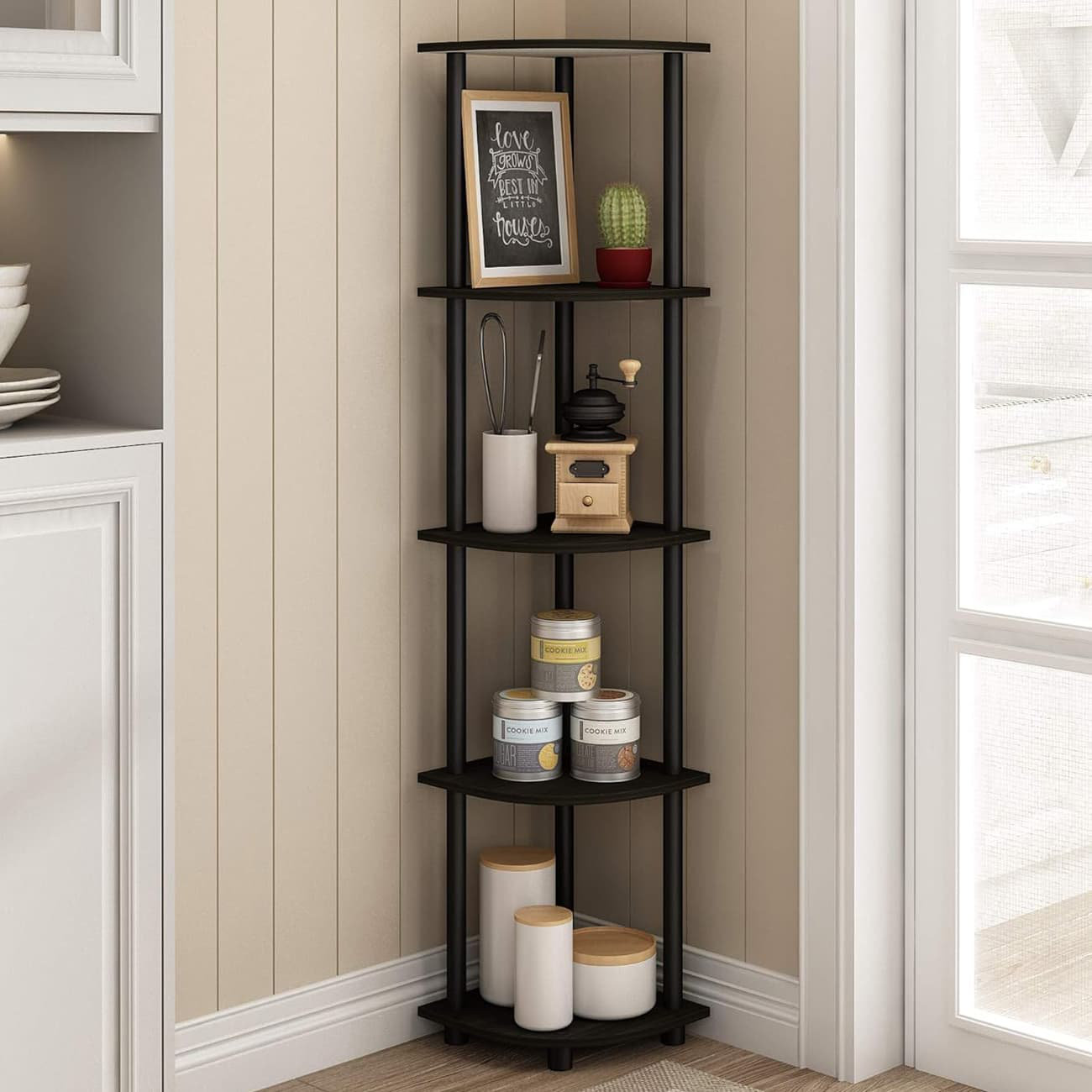 Ebern Designs Corner Rack, 5Th Floor Corner Display Rack Multi ...