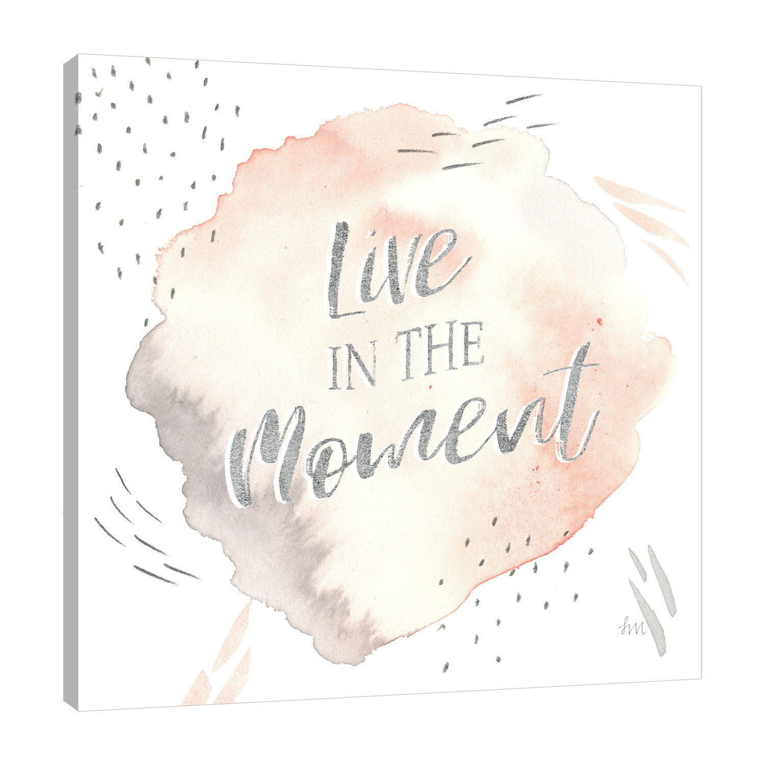 Jaxson Rea "Wonderful World V" Gallery Wrapped Canvas By Laura Marshall ...