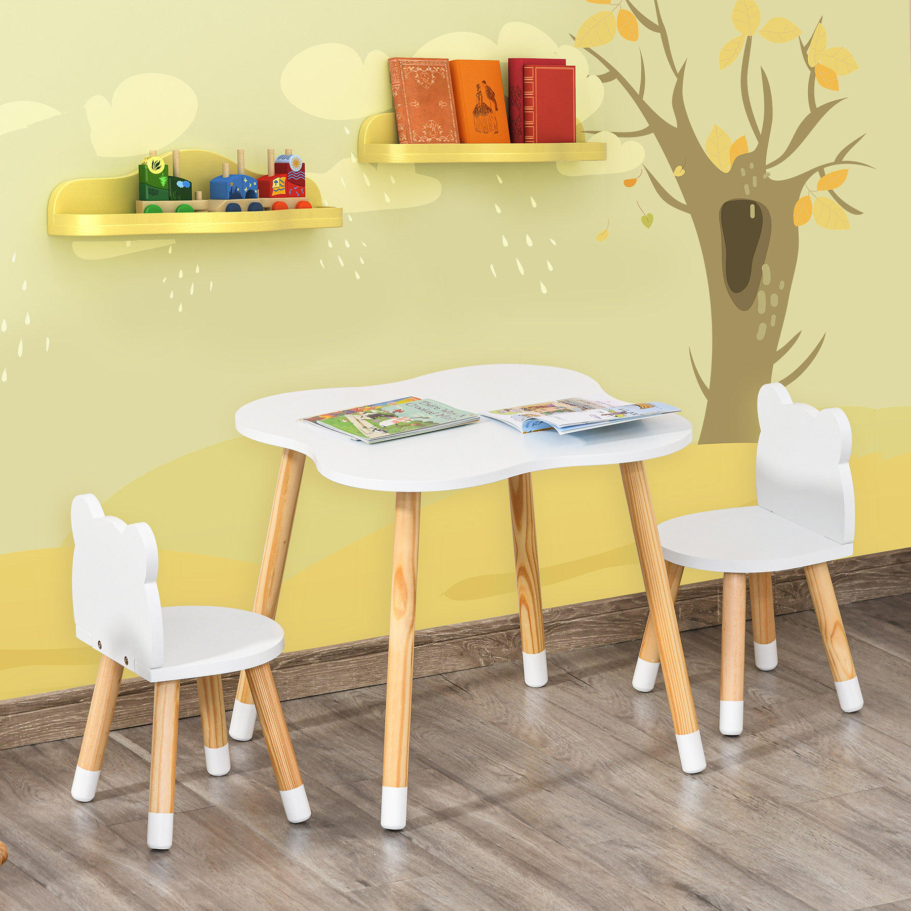 Zoomie Kids Oberle Kids Novelty Play / Activity Table and Chair Set ...