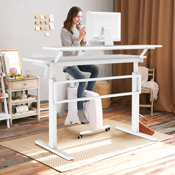 Wade Logan Mirari Adjustable Height Standing Desk & Reviews | Wayfair.co.uk
