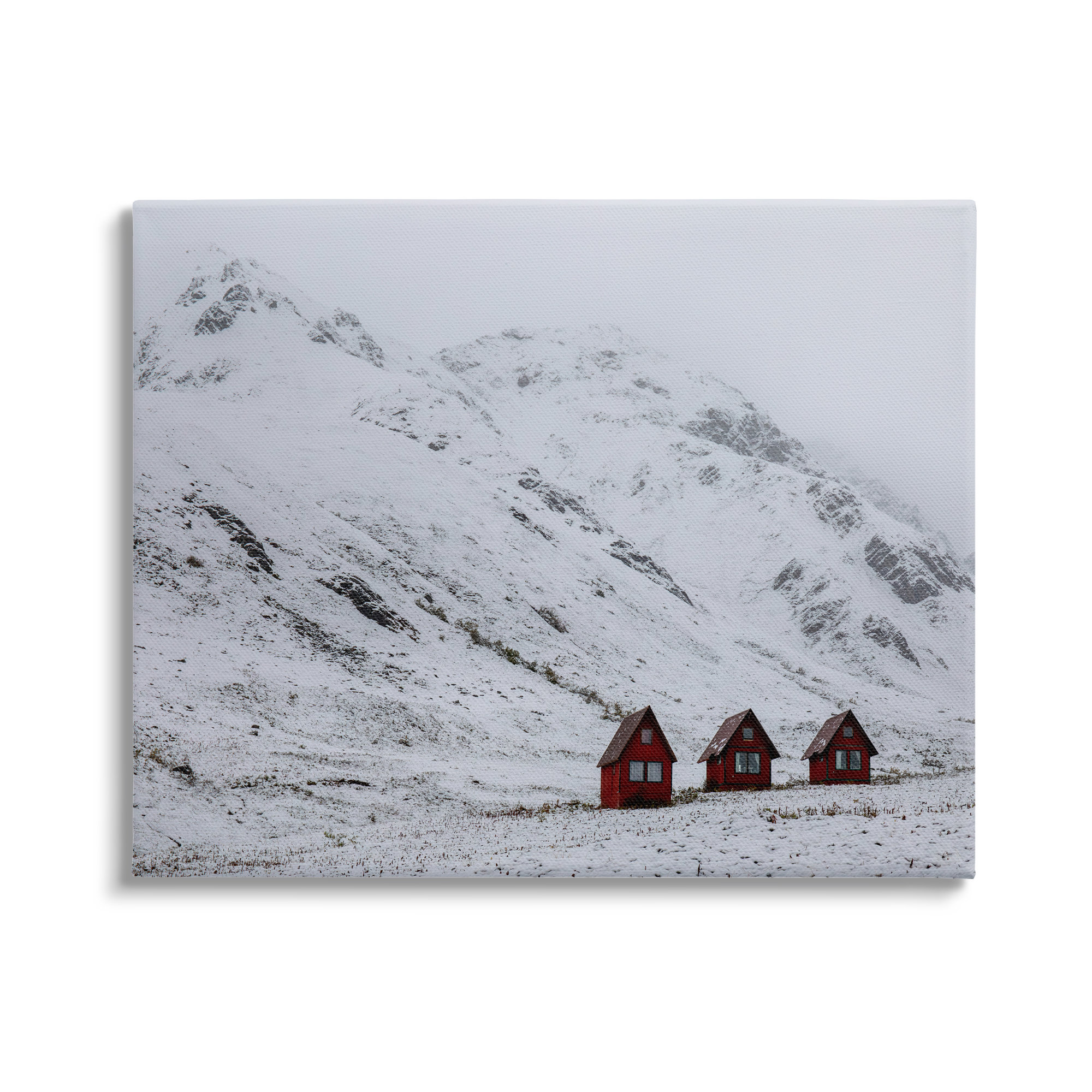 Millwood Pines Snowy Mountain Pass Canvas Wall Art by Daniel Sproul ...