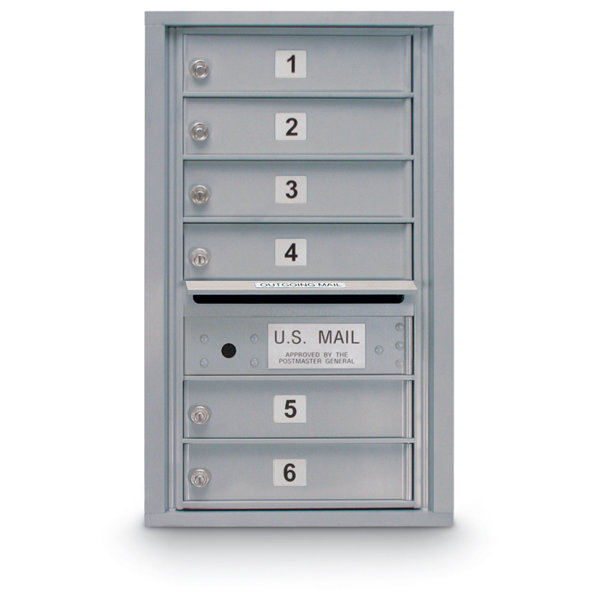 PostalProductsUnlimitedInc. 6 Door Front Load 4C Horizontal Mail Centre ...