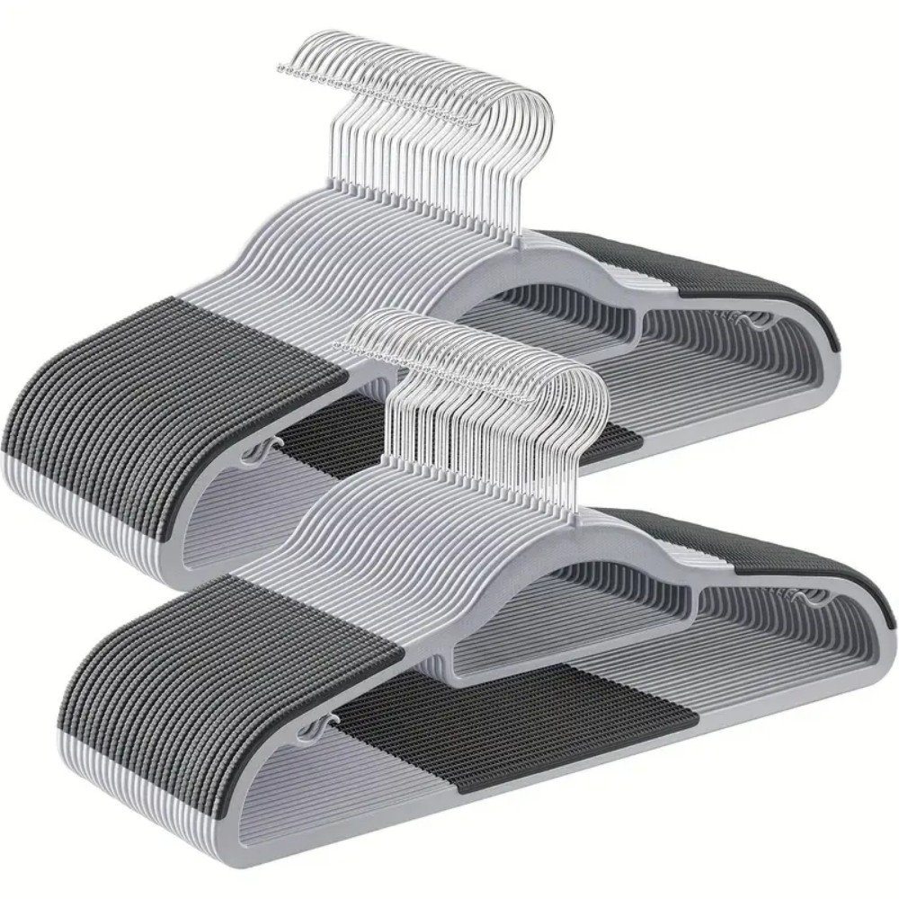 Orren Ellis 200Pack Heavy Duty Non-Slip Clothes Hangers With 360 ...