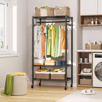 Clothes & Garment Racks For Small Spaces (24 Inches Wide or Less) | Wayfair