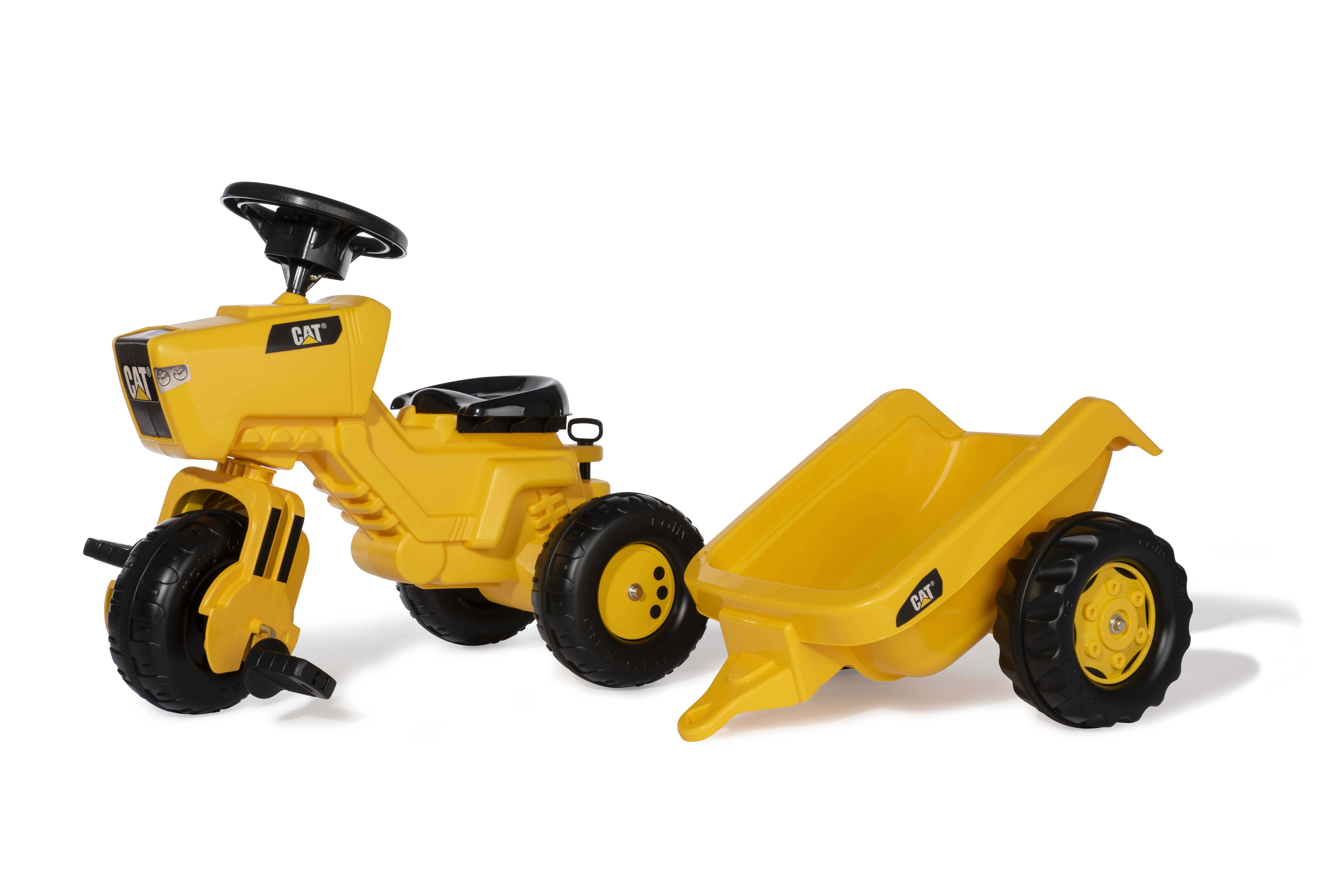 Rolly Toys Cat 3 Wheel Trac W/trailer | Wayfair