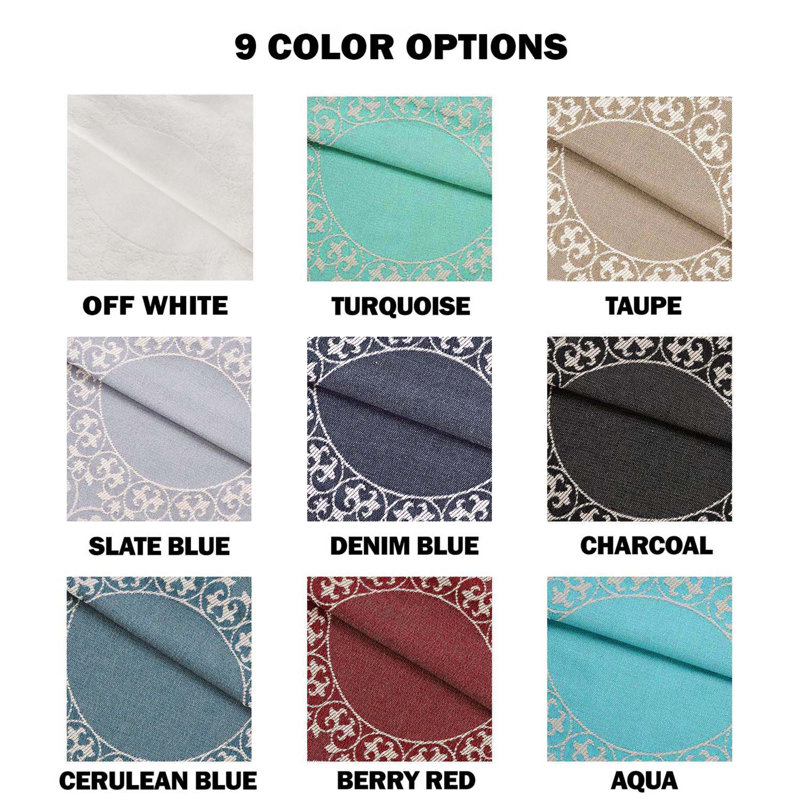 Superior Fifer Lightweight Cotton Blend Oversized Jacquard Farmhouse ...