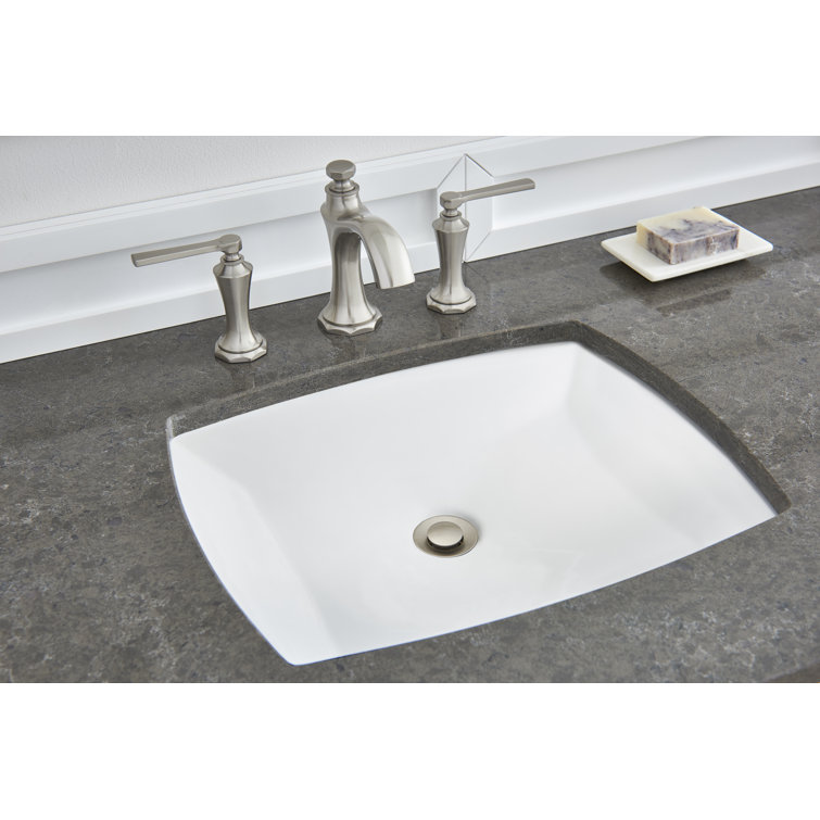 Gerber Burr Ridge Undercounter 19 5/8" X 16 5/8" Rectangular Bathroom ...