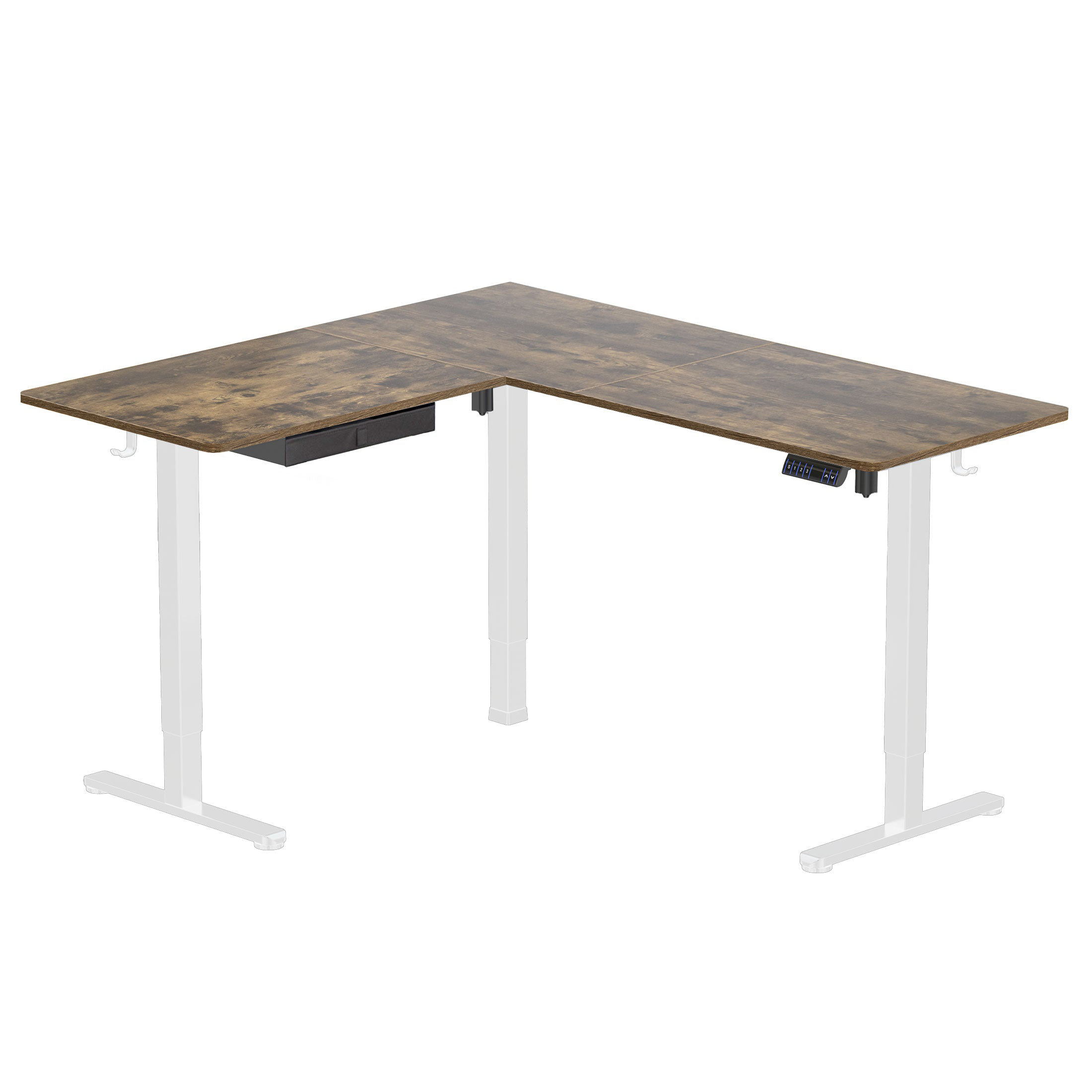 Mount-it Large Electric Height Adjustable Corner Standing Desk | Wayfair