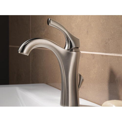 Delta Addison Single hole Bathroom Faucet with Drain Assembly and ...