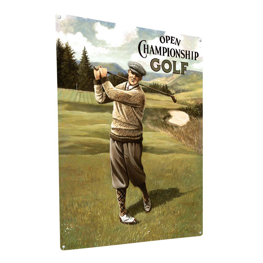 Trinx Metal Sign On Metal by Open Championship Golf Print - Wayfair Canada